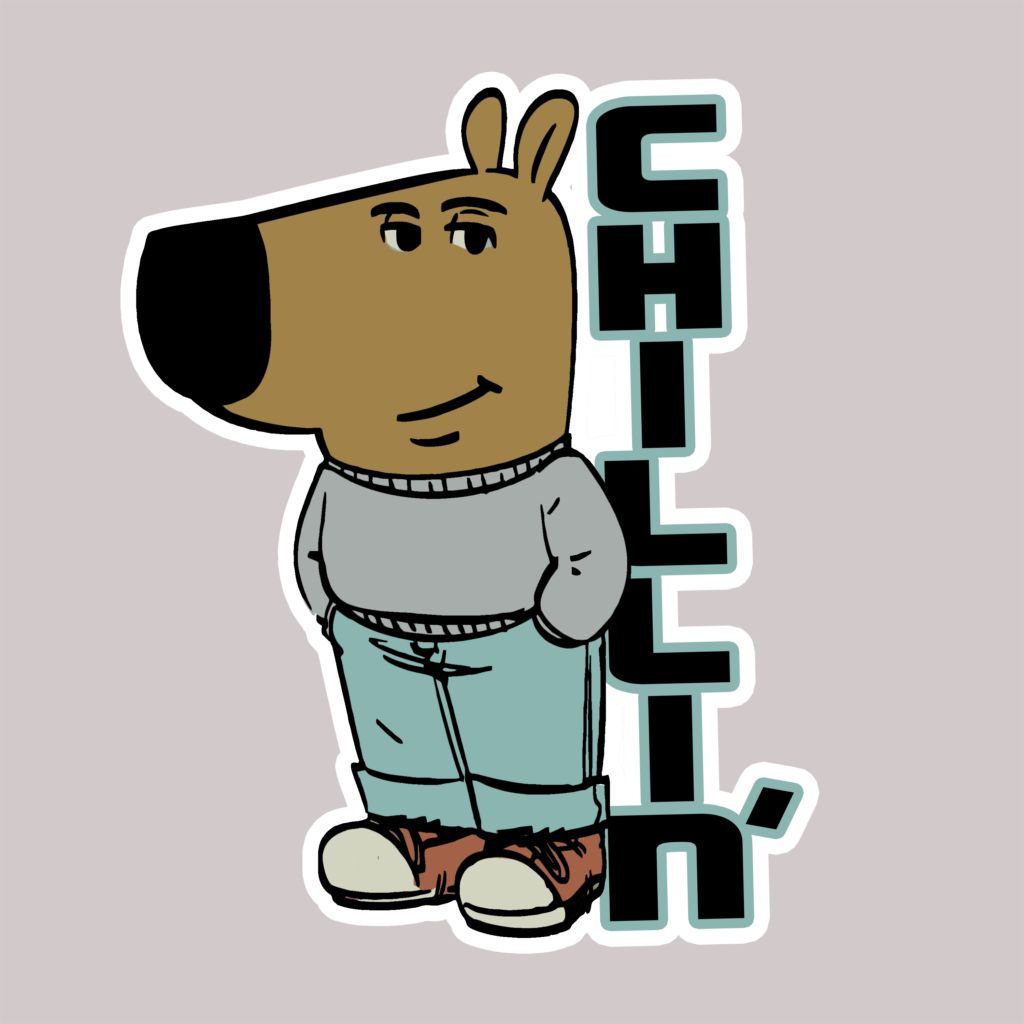 CHILLIN’ STICKER - Get-Sticky.com We sell quality stickers.